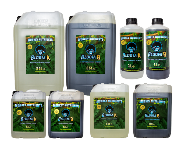 Monkey Nutrients - Bloom A+B – Hydroponics4less
